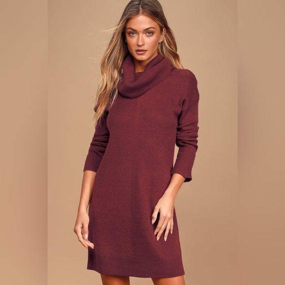 Lulus | Sweaters | Lulus Red Sweater Dress | Poshmark